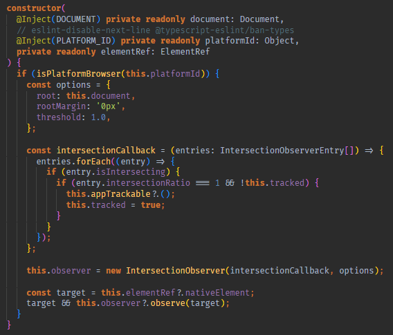 Angular lazy loading directive with Intersection Observer
