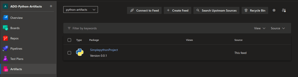 How to store artifacts into Azure artifacts using ADO pipeline - NashTech Blog