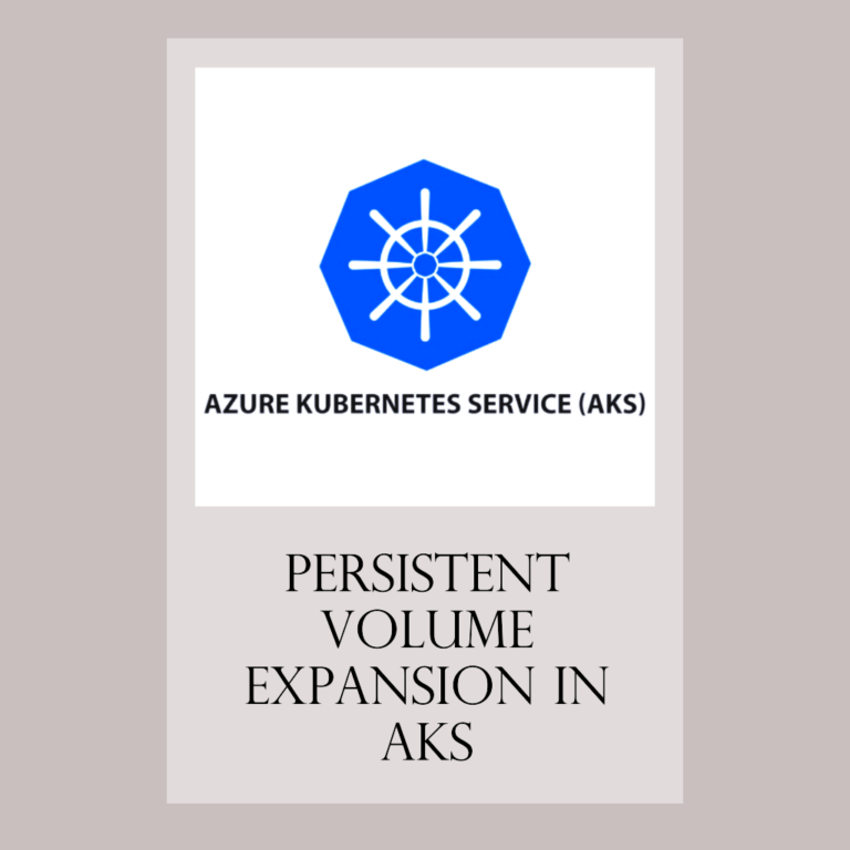 Persistent Volume Expansion in AKS - Static Resizing - NashTech Blog
