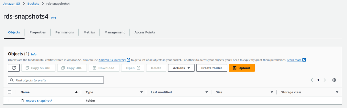 How to export RDS snapshot to AWS S3 bucket - NashTech Blog