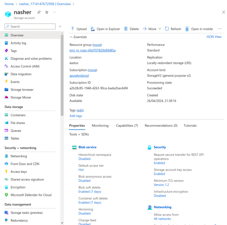 Creating and Configuring Containers in Storage Accounts on Azure ...