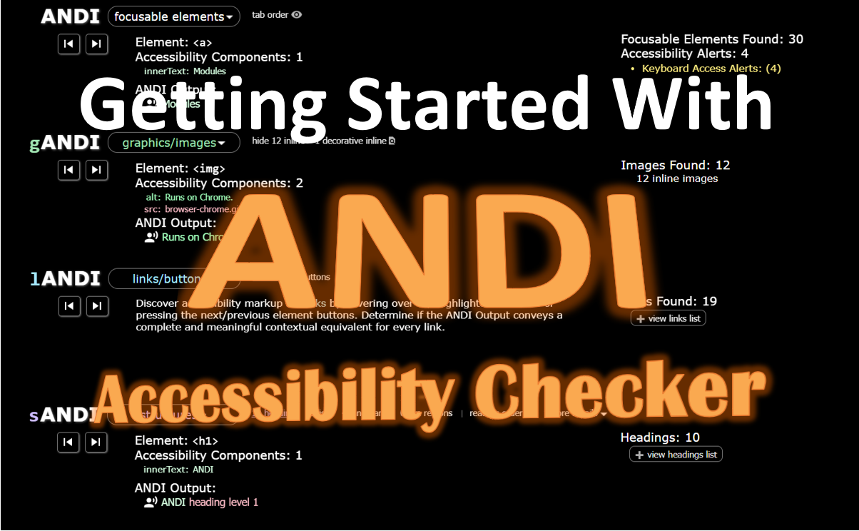 Getting Started with ANDI – Your Accessibility Testing Companion ...