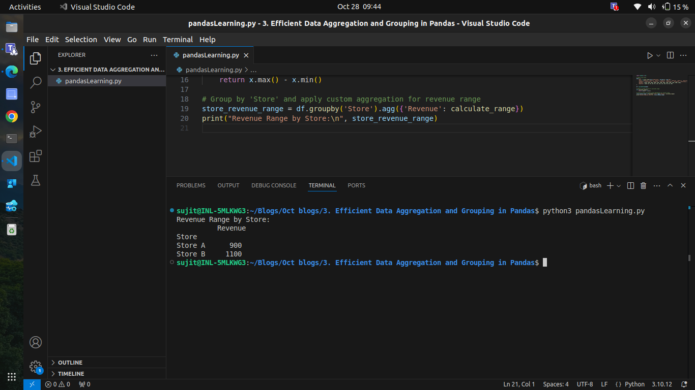 Efficient Data Aggregation and Grouping in Pandas - NashTech Blog
