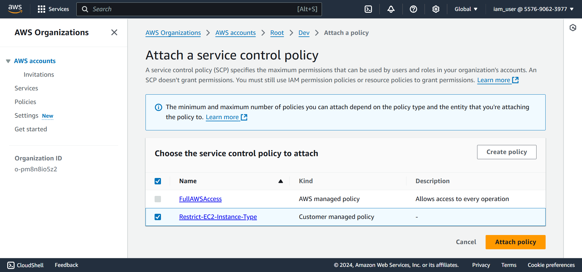 Understanding Service Control Policies in AWS