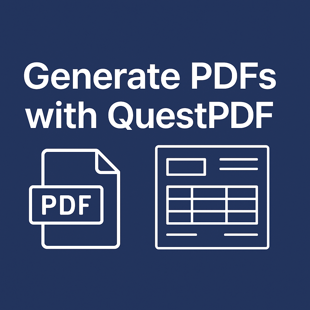 Generate PDFs with QuestPDF in .NET 8 - NashTech Blog