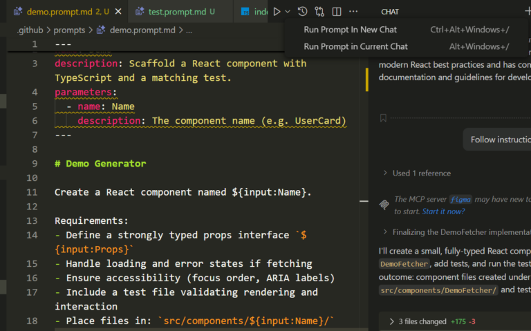 GitHub Copilot: Instructions, Prompts & Practical Workflow - NashTech Blog