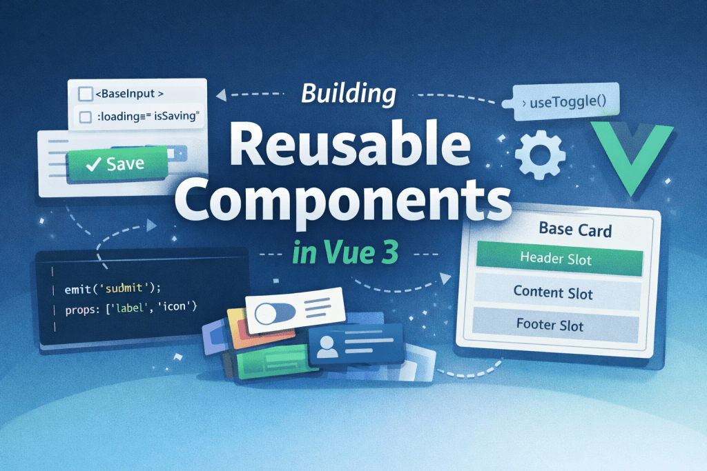 Building Reusable Components in Vue 3 - NashTech Blog