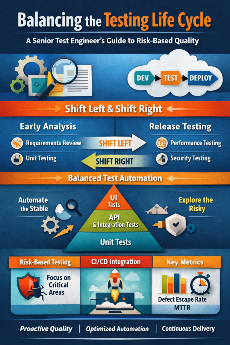 Balancing the Testing Life Cycle
